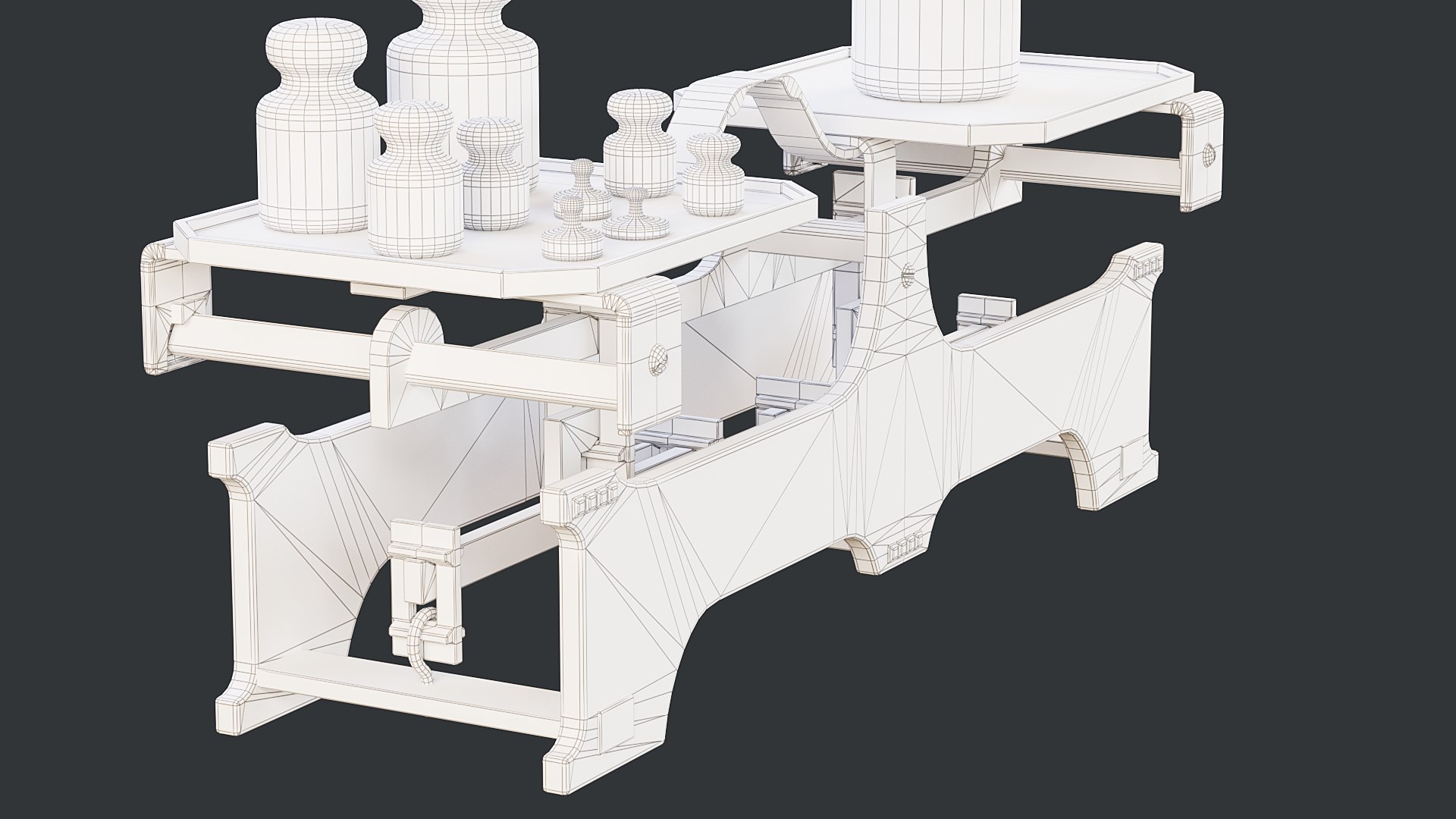 3D model Rigged Balance Scale and Weights PBR - TurboSquid 2009089