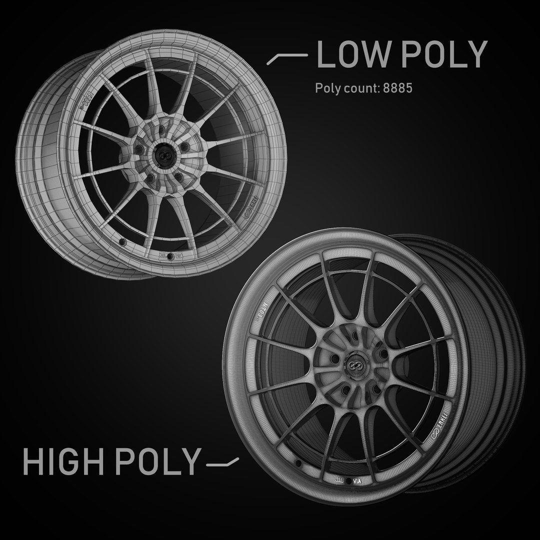 Enkei Nt03 M Wheels 3D Model - TurboSquid 1318308