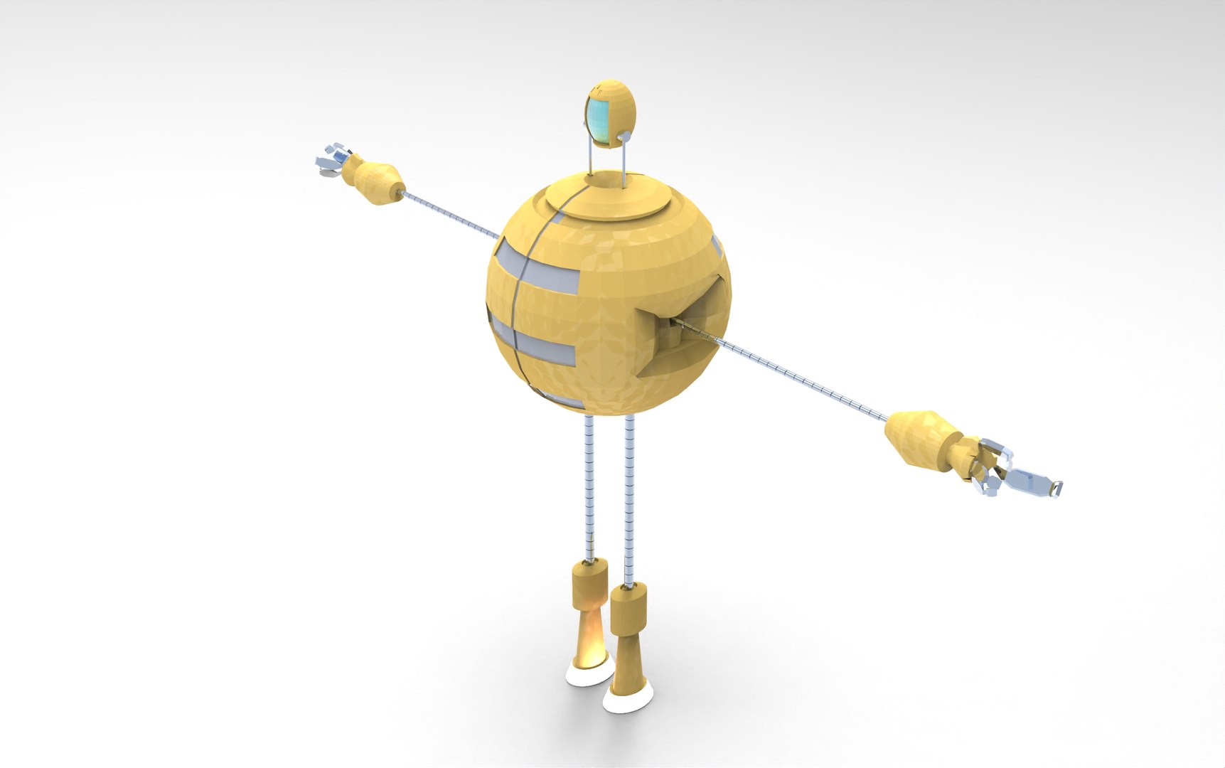 Robot Assistant Model - TurboSquid 1990080