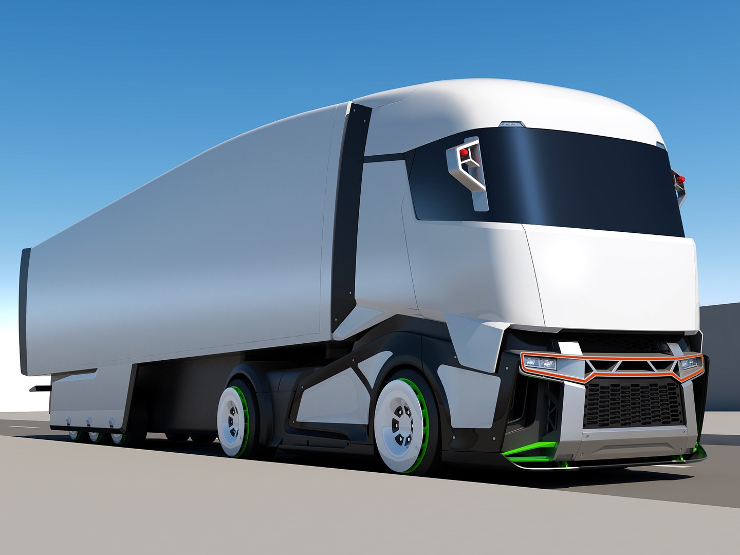 3D generic concept truck - TurboSquid 1449339