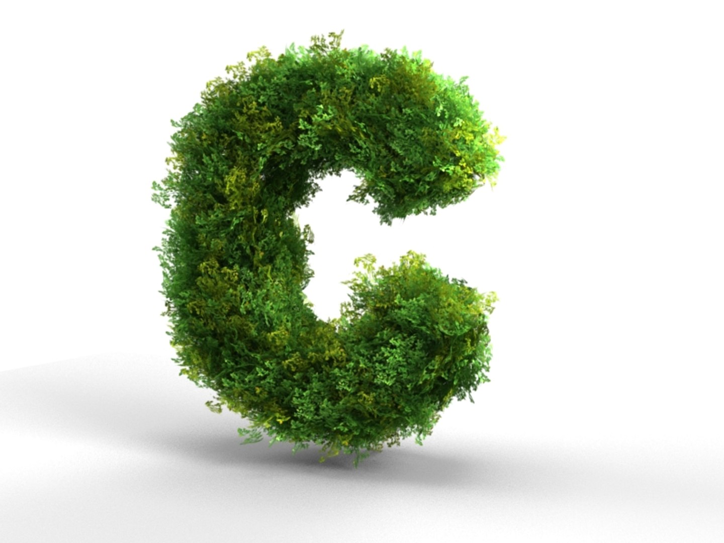 3d Letter Alphabet Bush