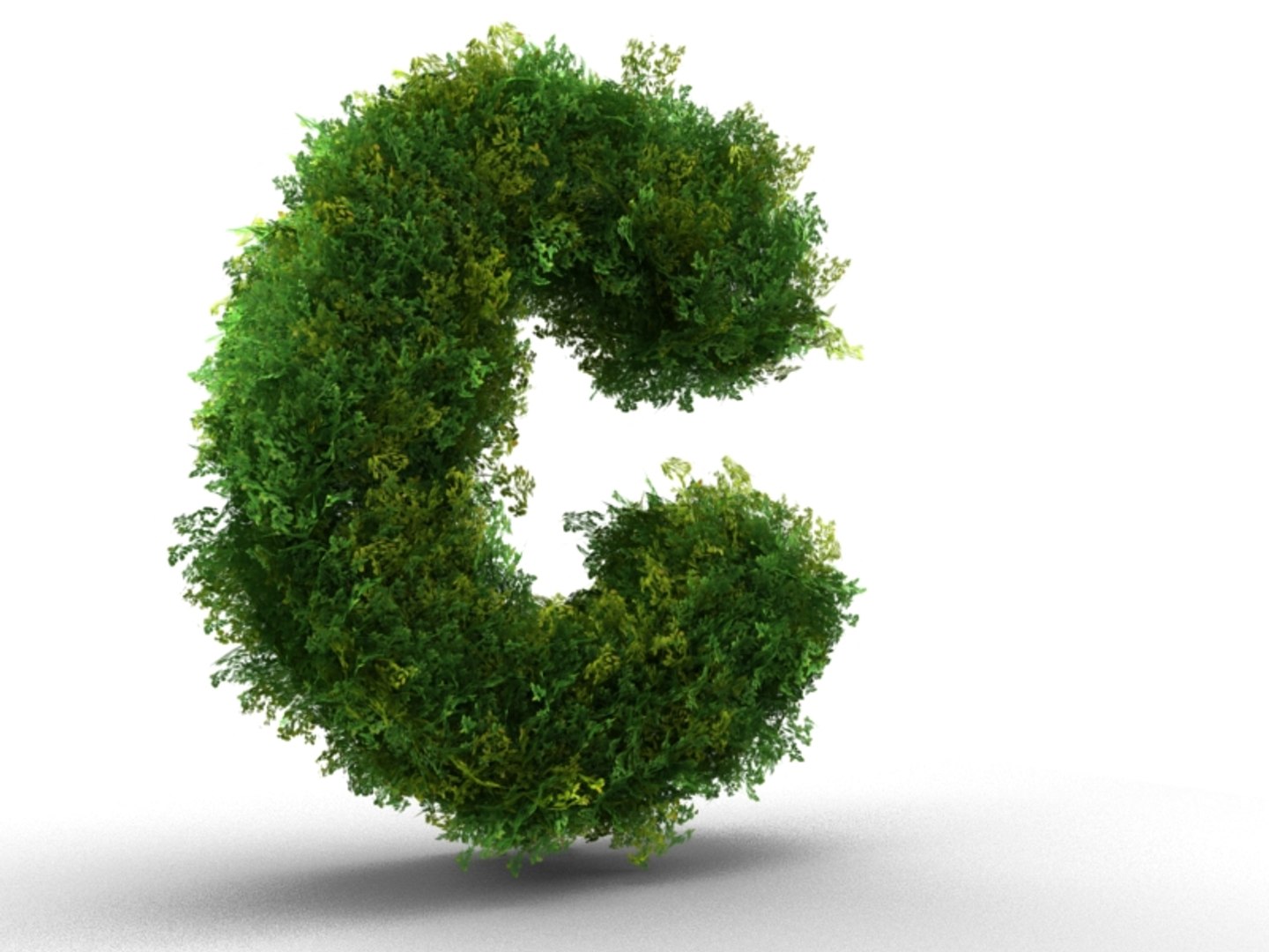 3d Letter Alphabet Bush