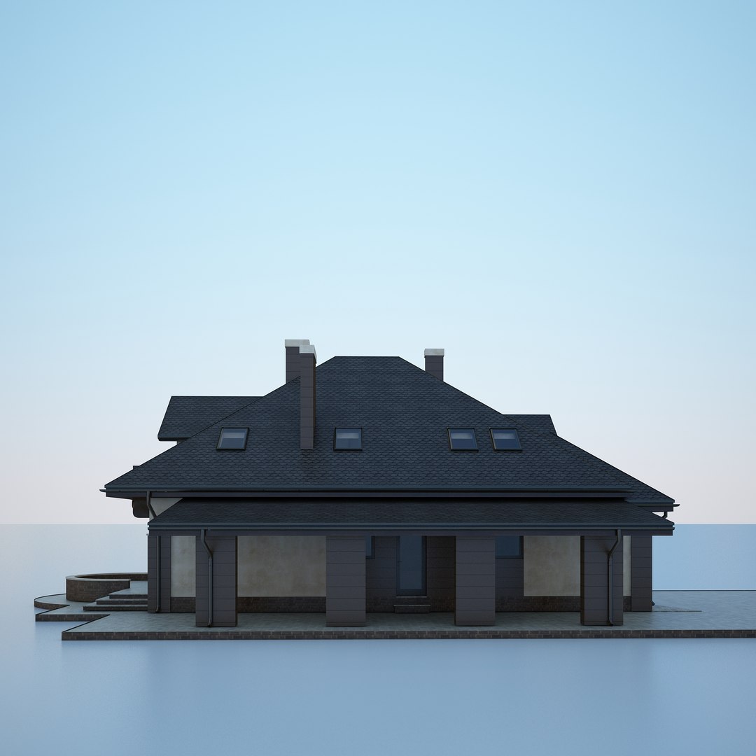 cottage 3d model