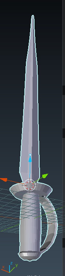simple sword 3d model