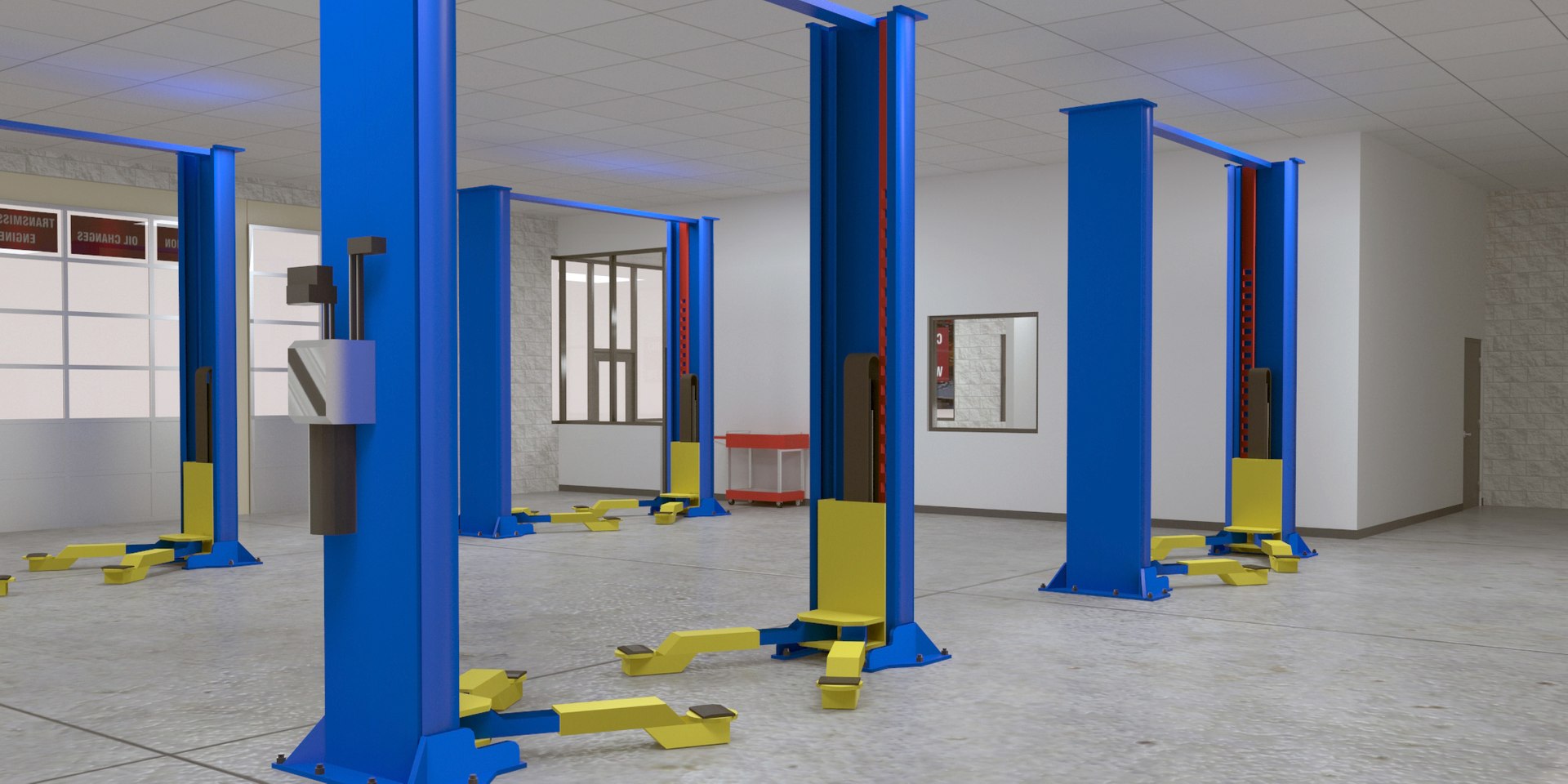 3D Model Auto Service - TurboSquid 1201304