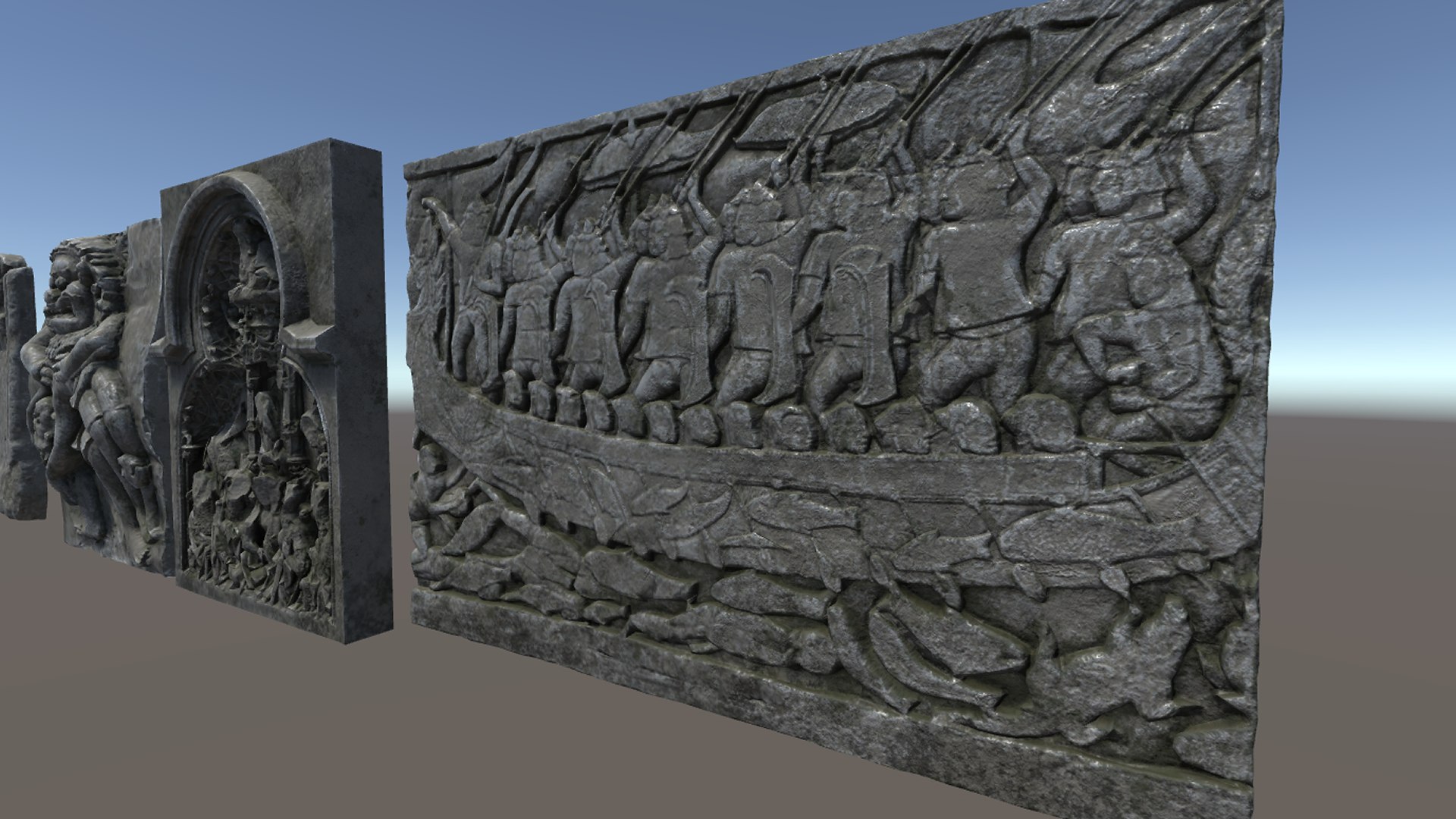 Wall Reliefs 3D Model - TurboSquid 1979487