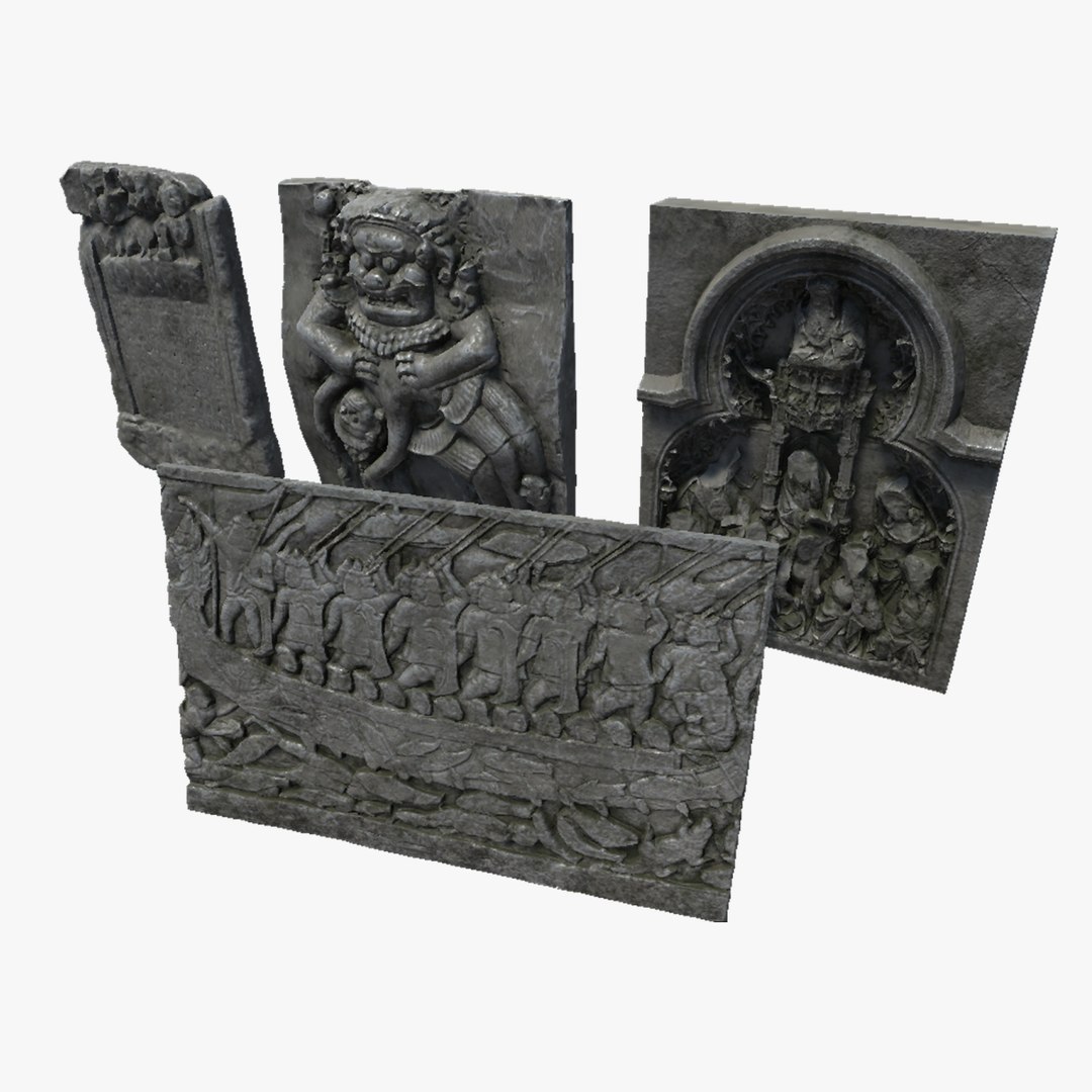 Wall Reliefs 3D Model - TurboSquid 1979487