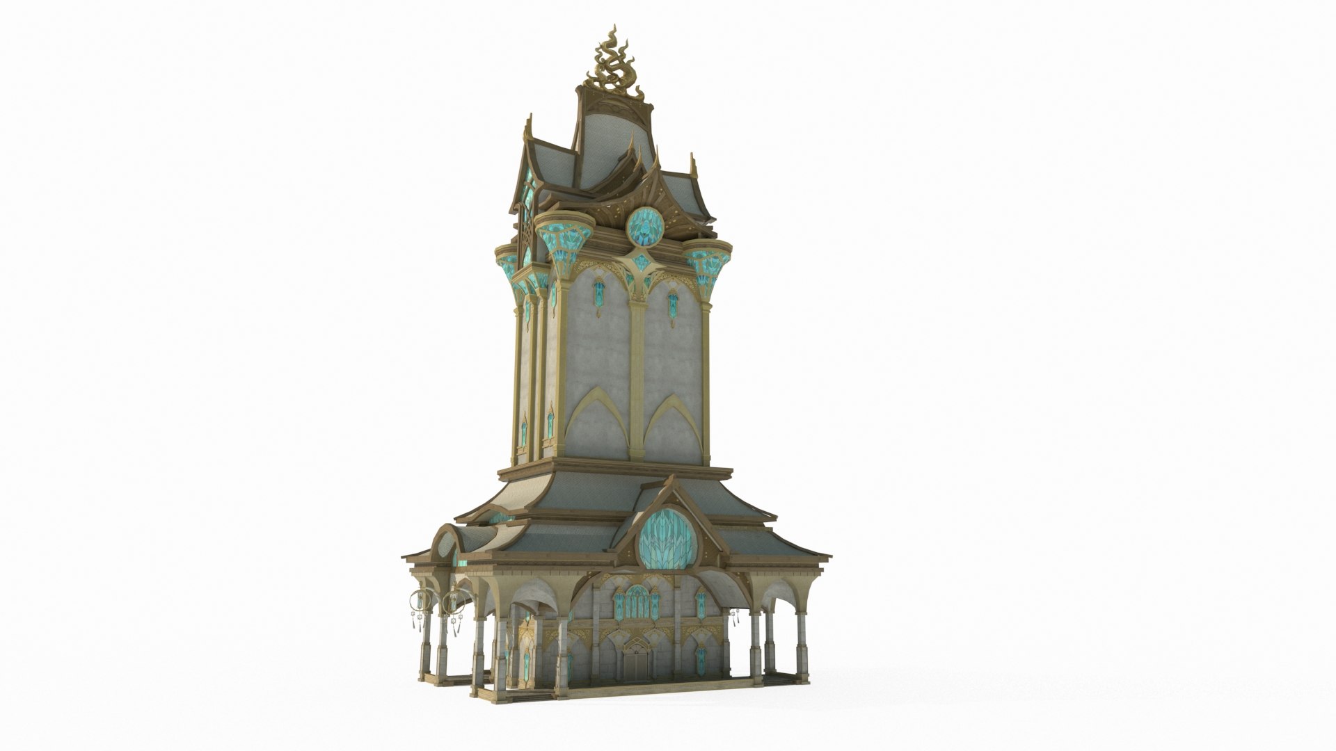 3D Ancient Mythological Architecture - TurboSquid 2090225