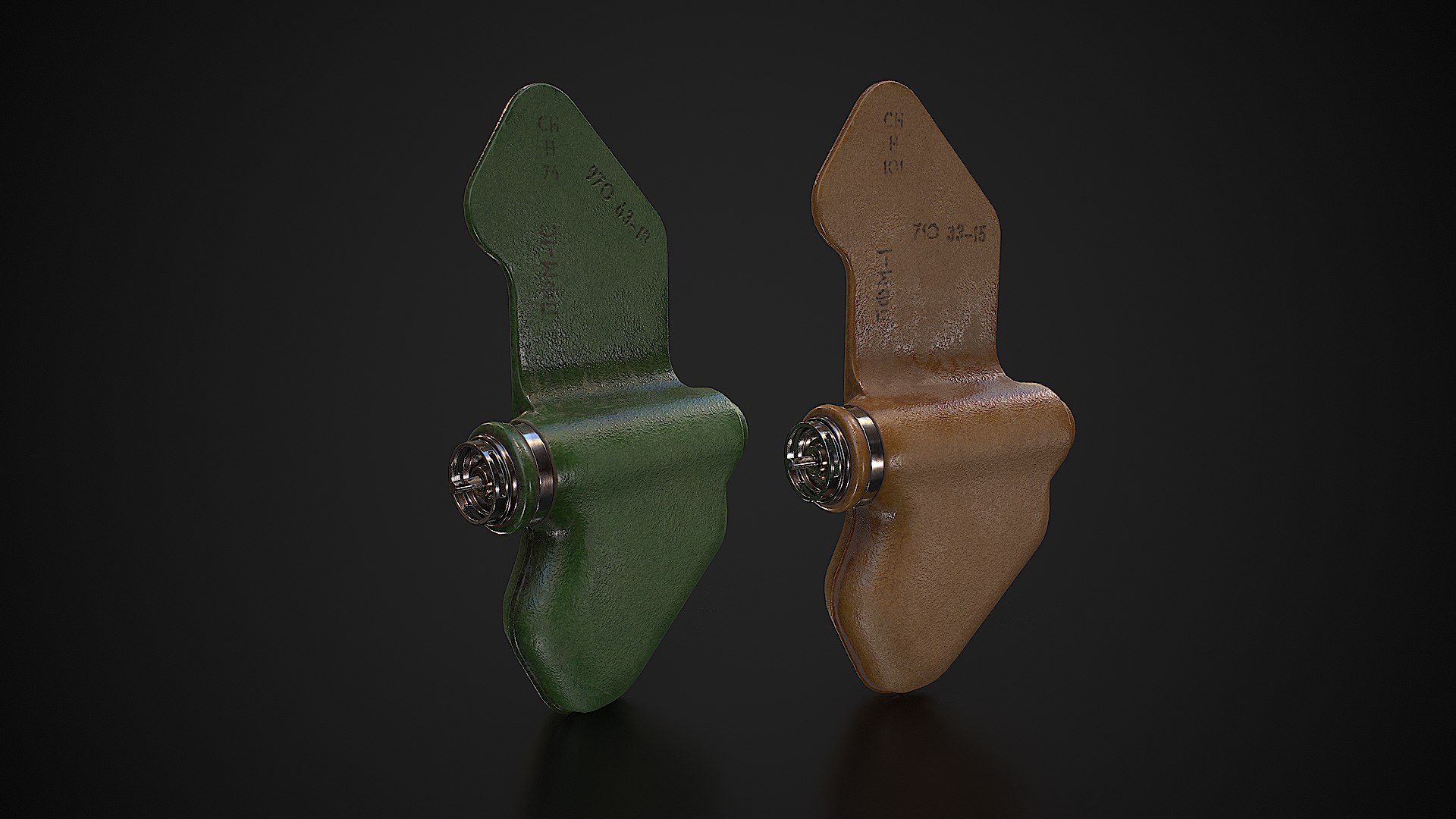 Anti-infantry High-explosive Landmine PFM-1 Low-poly 3D Model ...