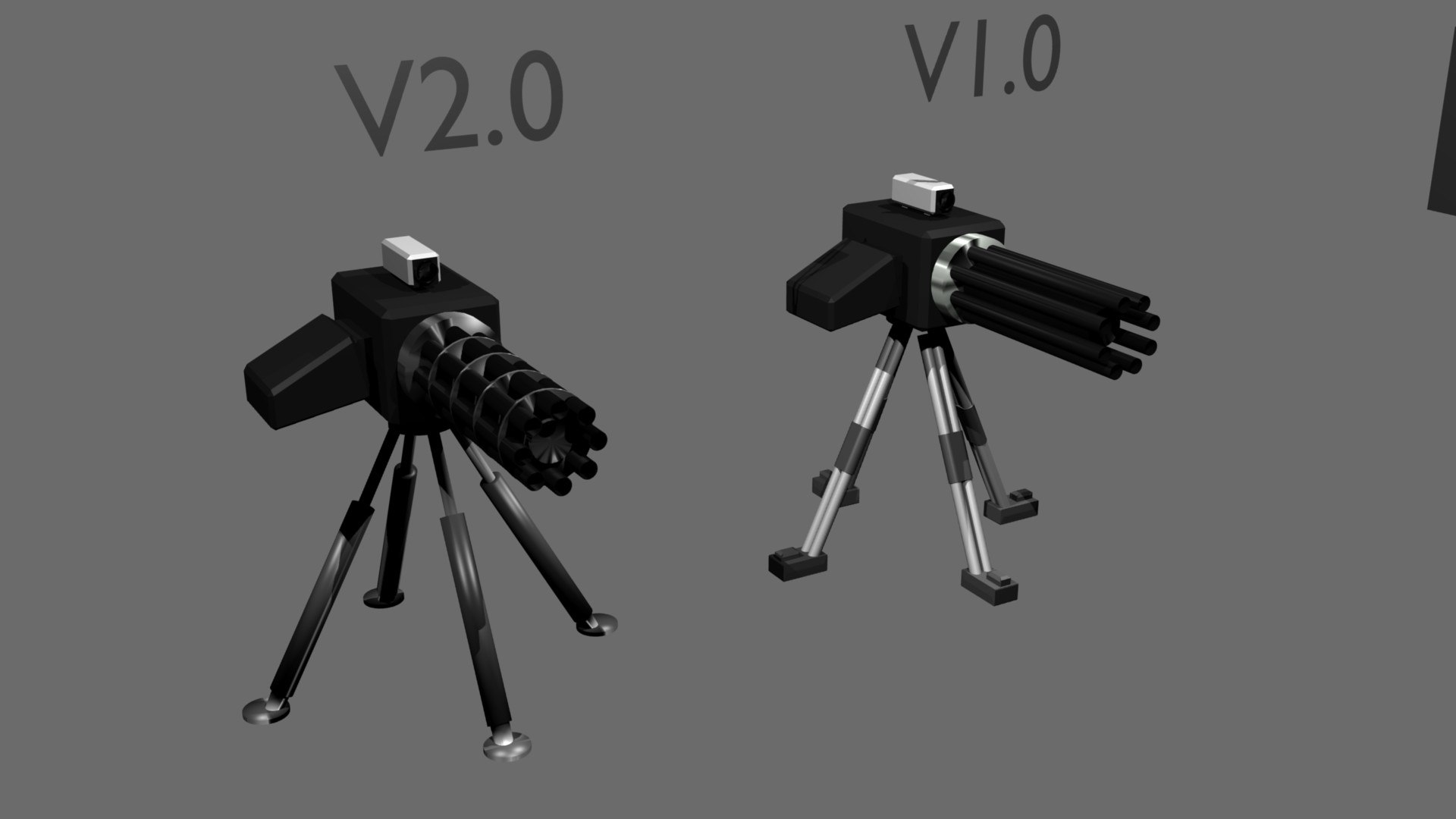 Free Blend Model Sentry Gun