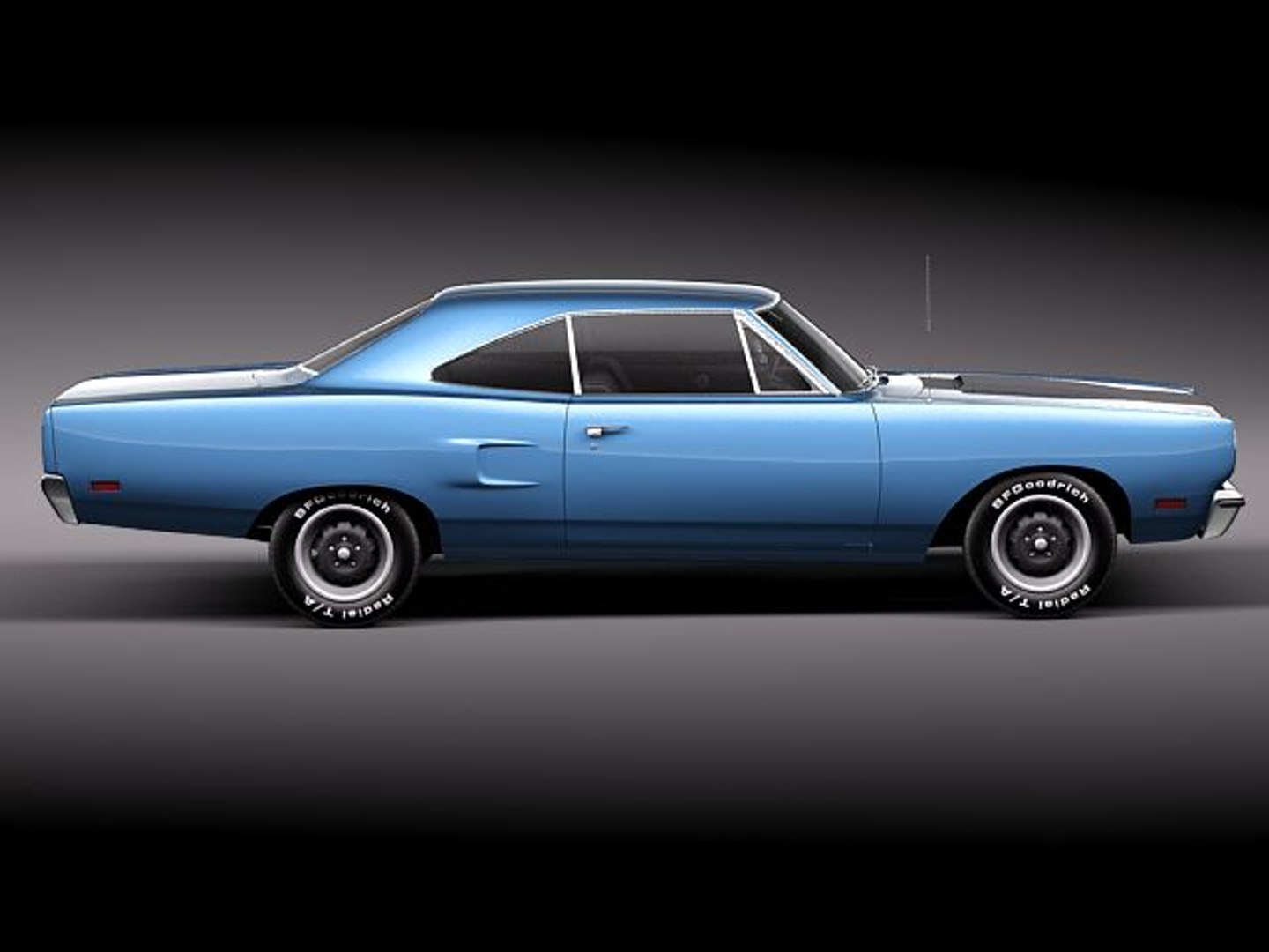 3d Model Of Plymouth Road Runner 1970