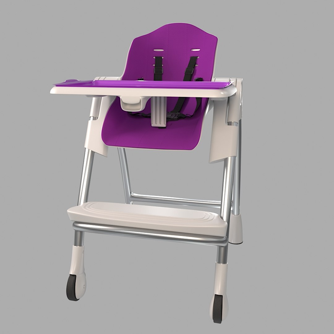 3D highchair oribel cocoon model - TurboSquid 1593462