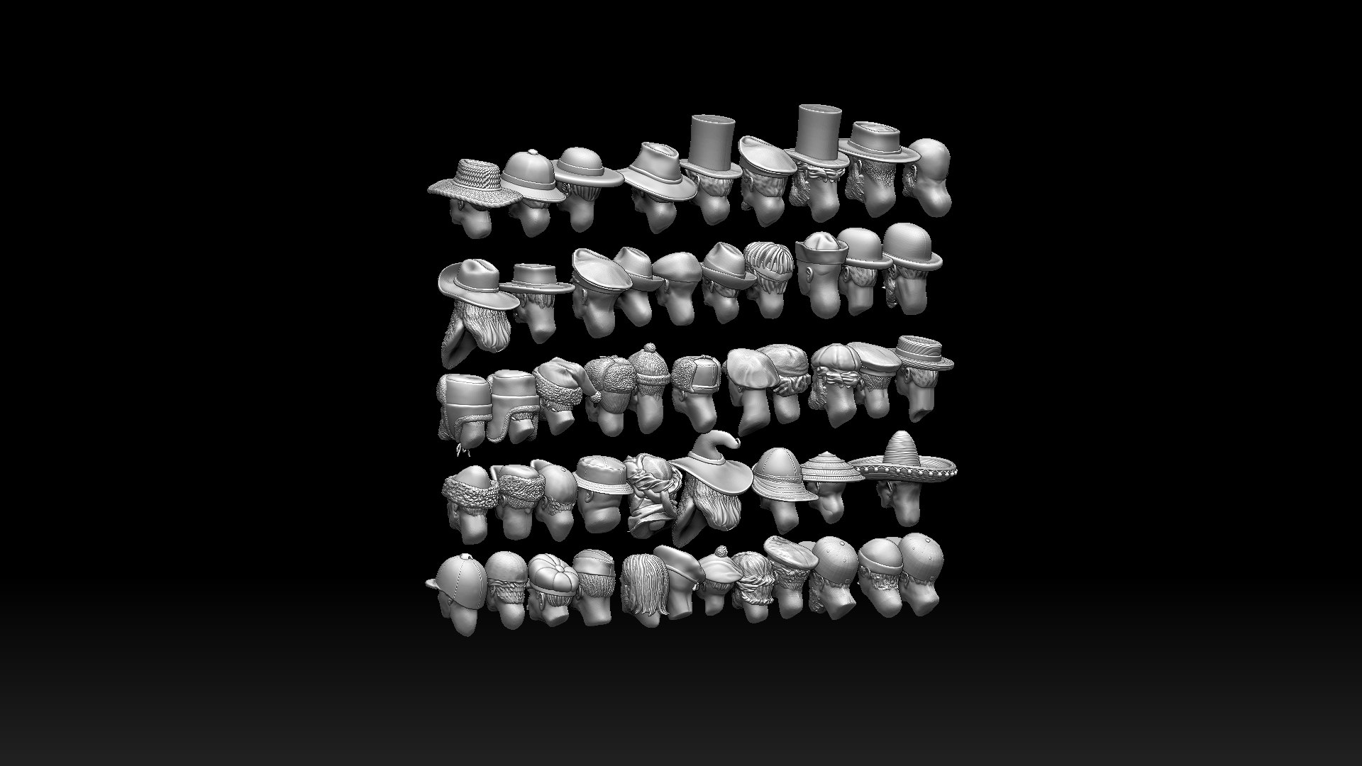 Male Heads 3D Model - TurboSquid 2161643