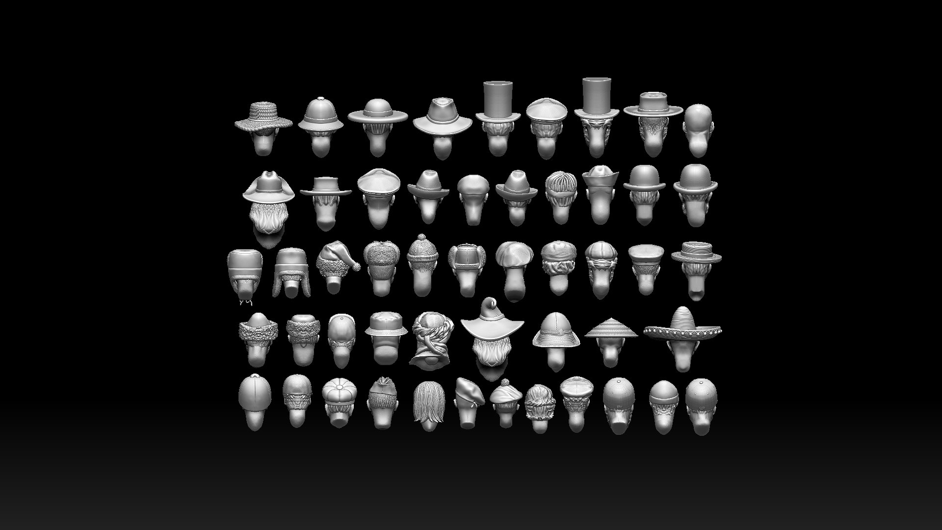 Male Heads 3D Model - TurboSquid 2161643