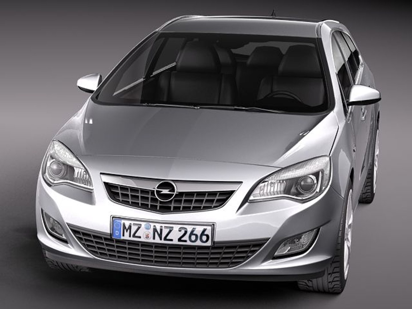 3d Opel Astra Touring Estate Model