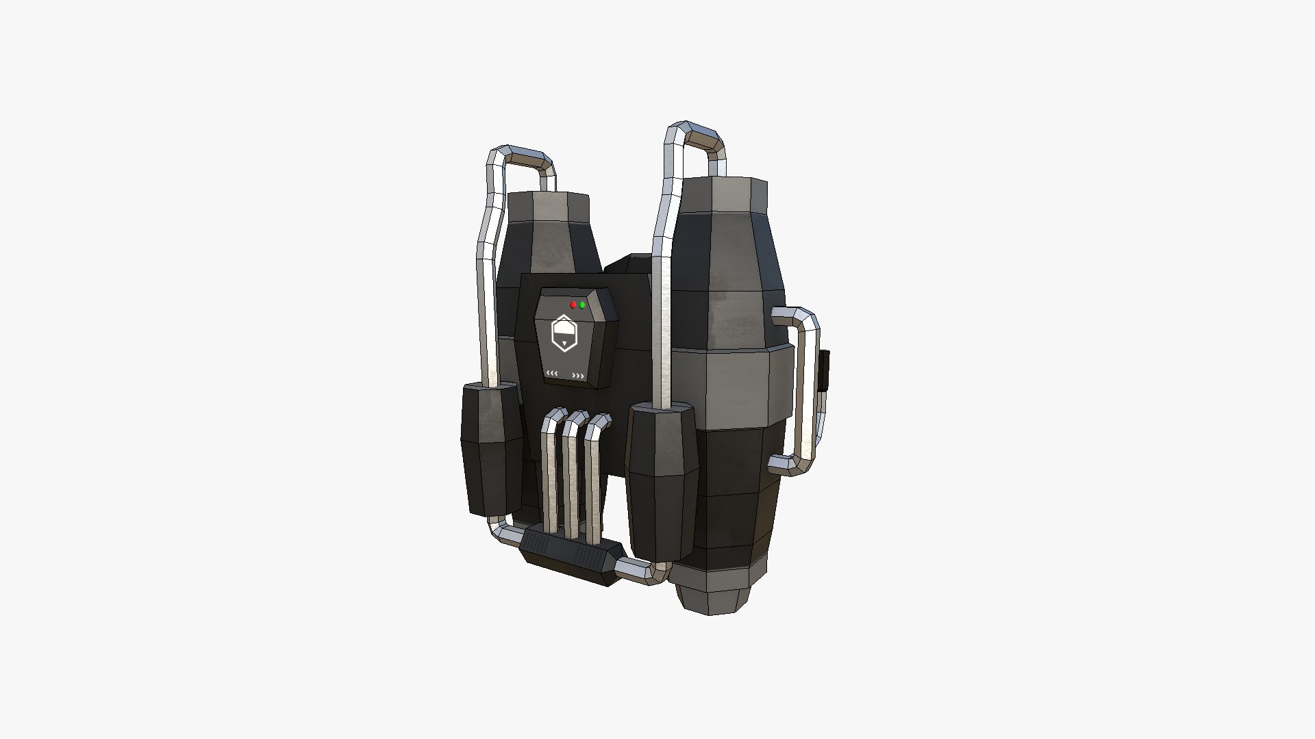 3D Jetpack Low Poly J04 - SciFi Character Design Model - TurboSquid 2256418