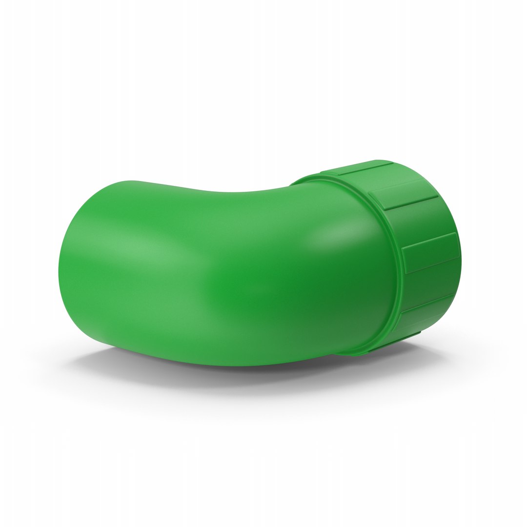 Plastic Female 90 Degree Threaded Pipe Model - TurboSquid 1967440