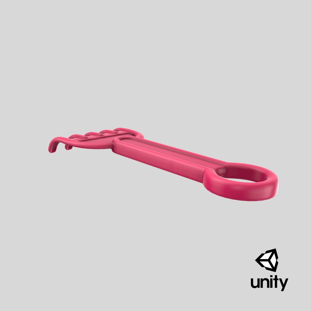 3D sand toy rake model - TurboSquid 1556359