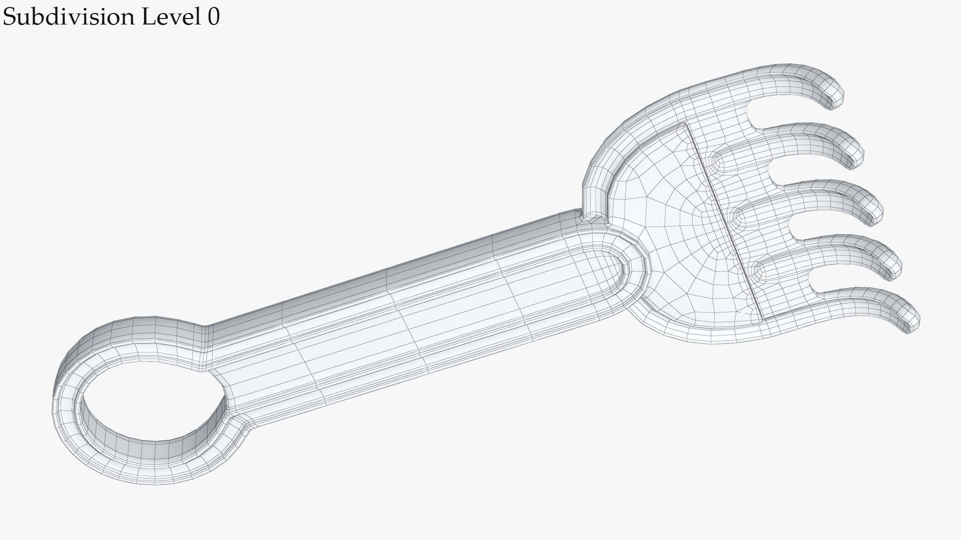 3D sand toy rake model - TurboSquid 1556359