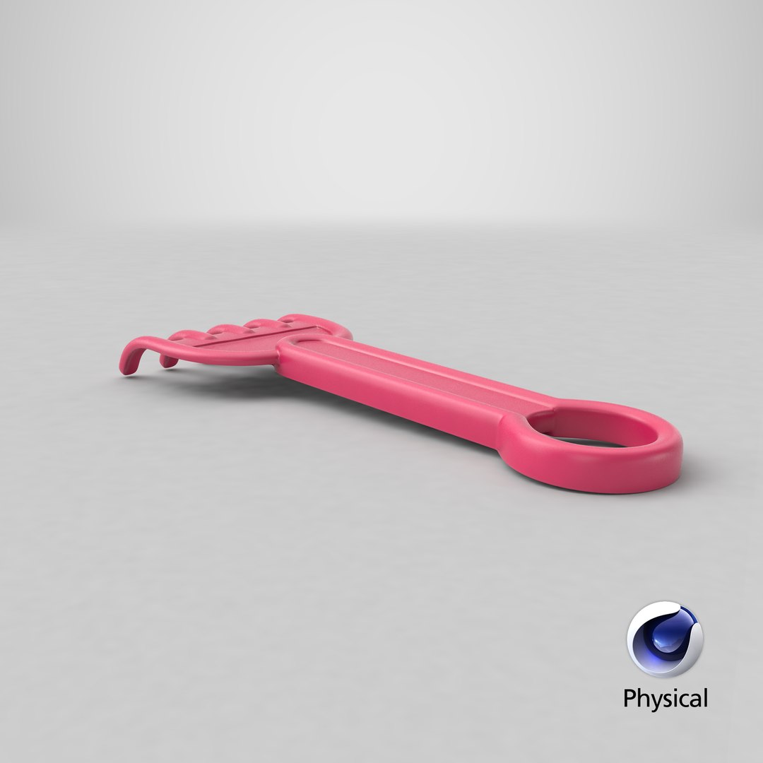 3D sand toy rake model - TurboSquid 1556359