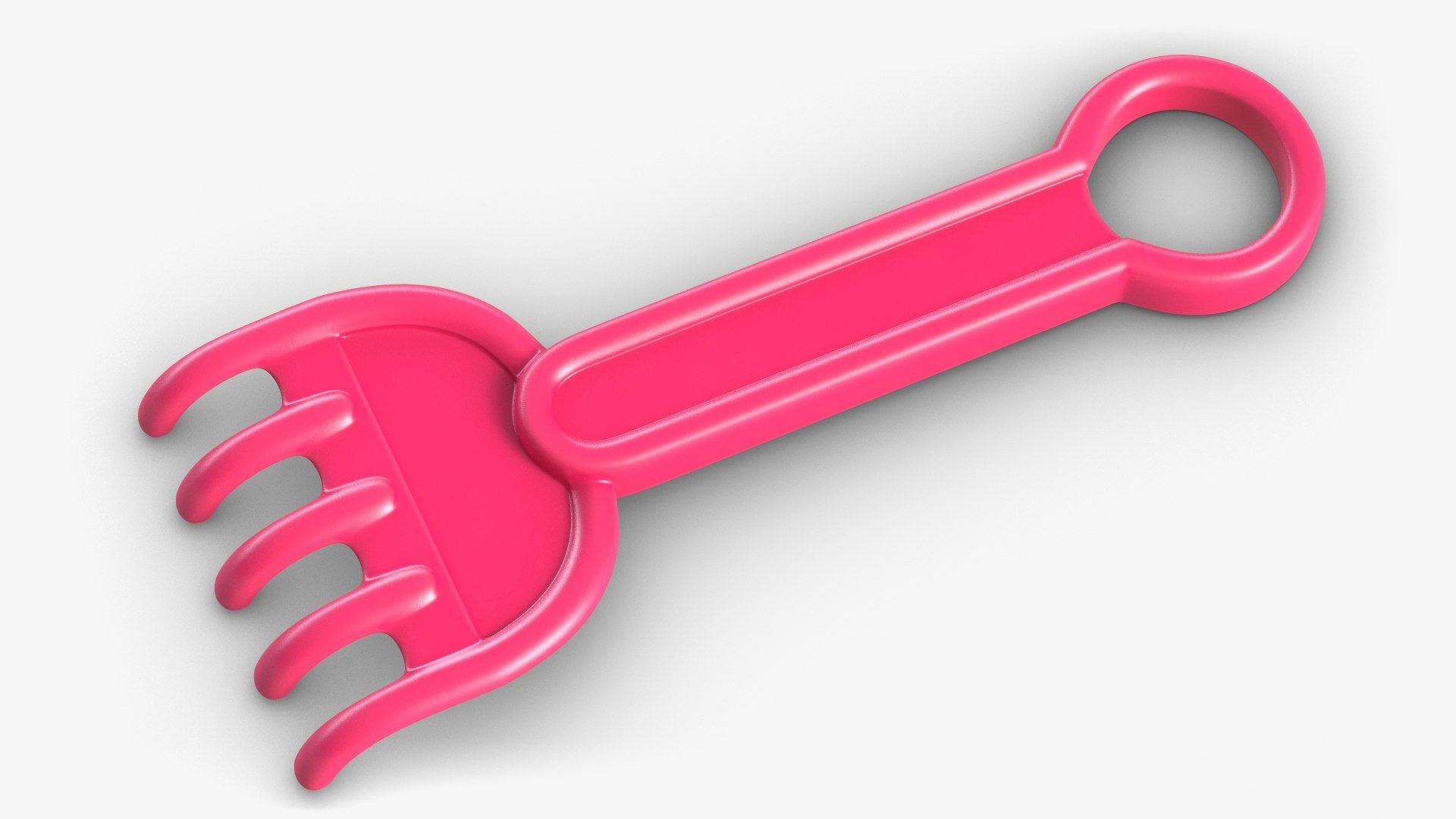 3D sand toy rake model - TurboSquid 1556359