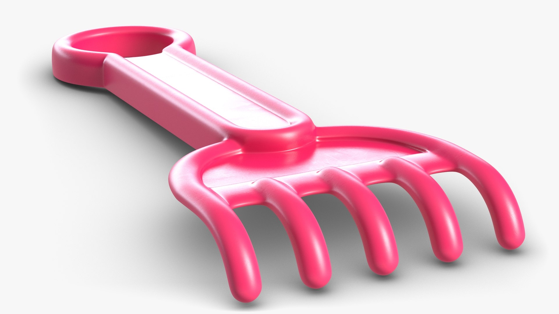 3D sand toy rake model - TurboSquid 1556359