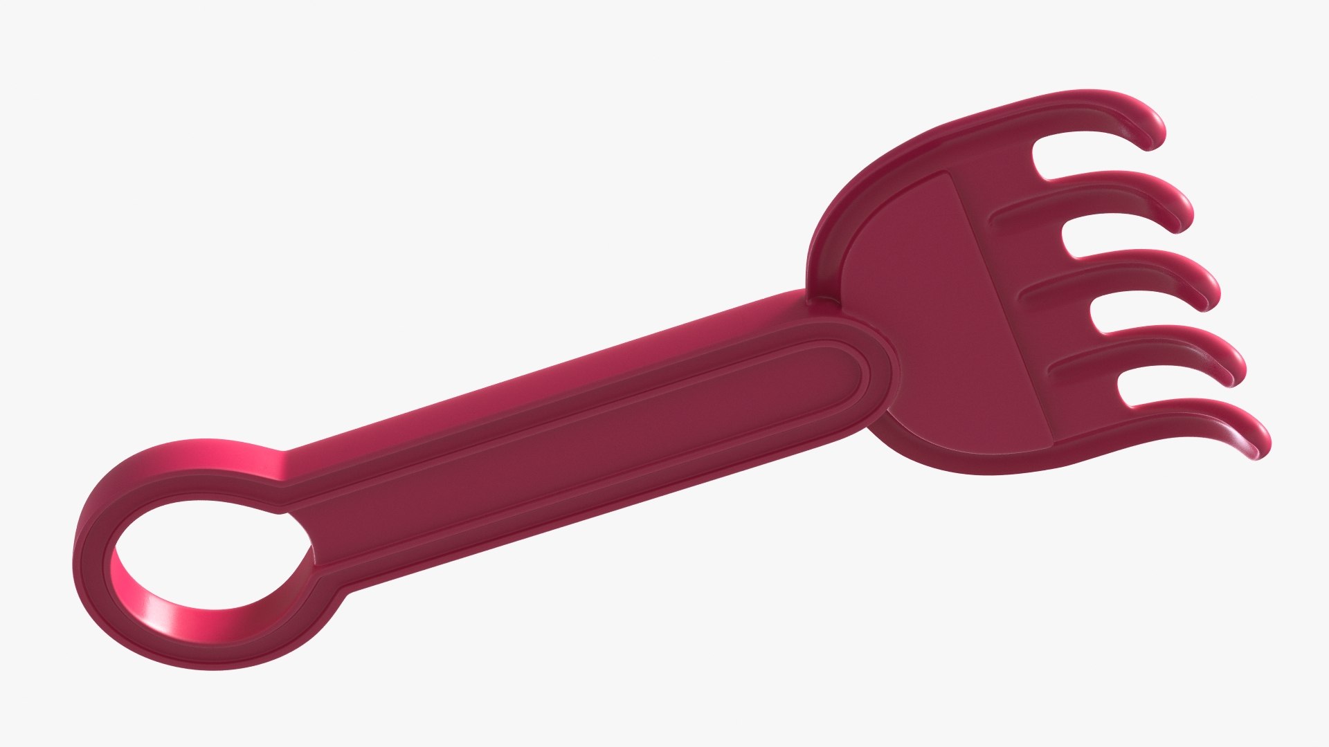 3D sand toy rake model - TurboSquid 1556359