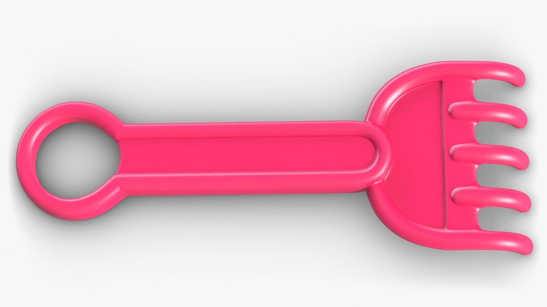 3D sand toy rake model - TurboSquid 1556359