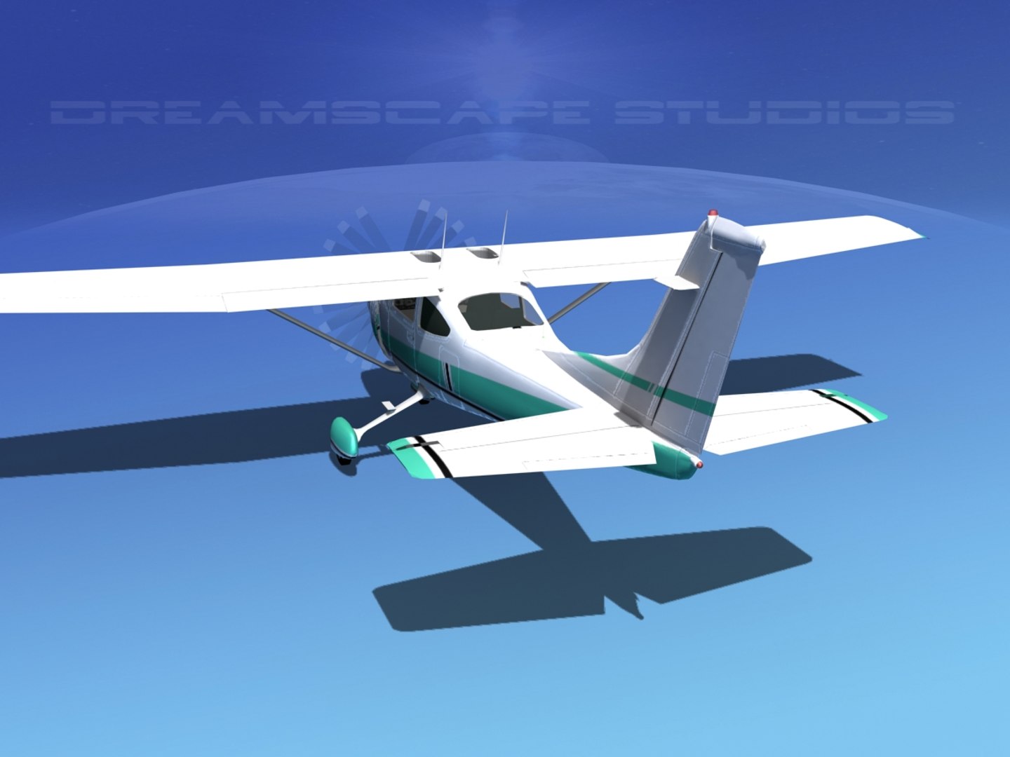 3d Skylane Cessna 182 Model