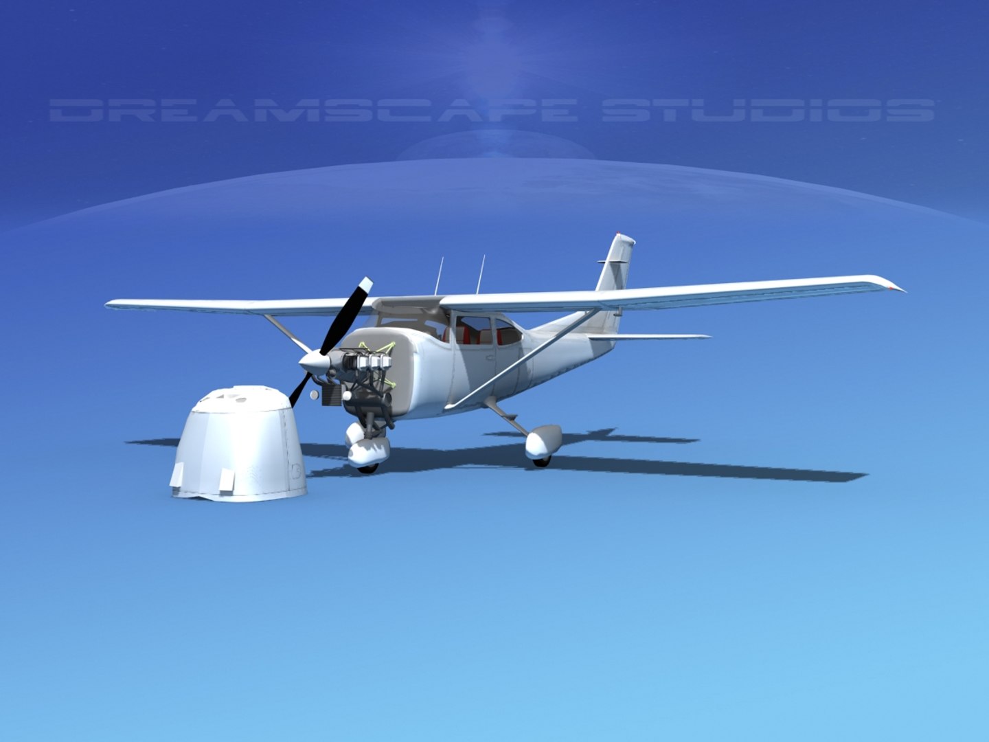3d Skylane Cessna 182 Model