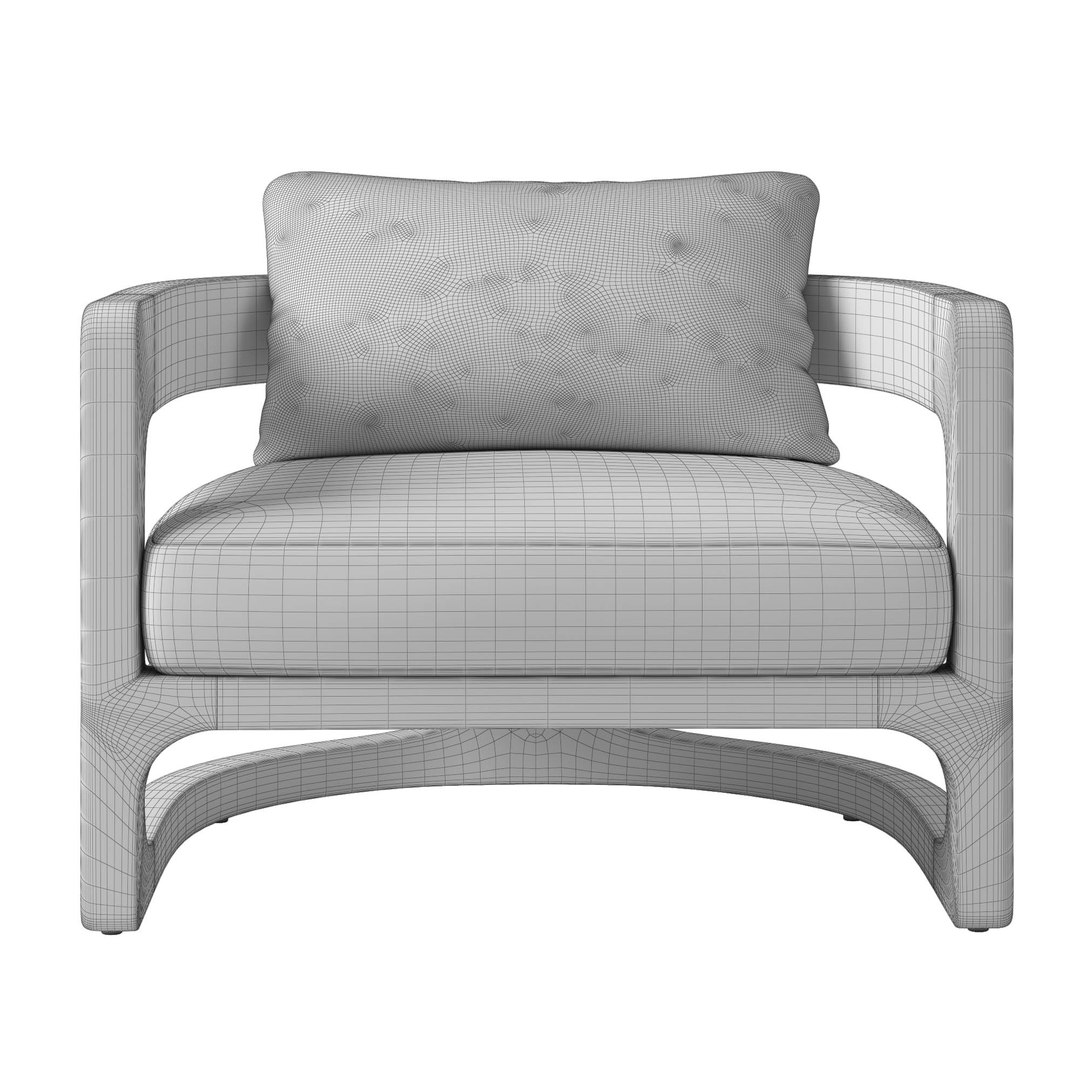 RH CASSALE LOUNGE CHAIR 3D Model - TurboSquid 1910813