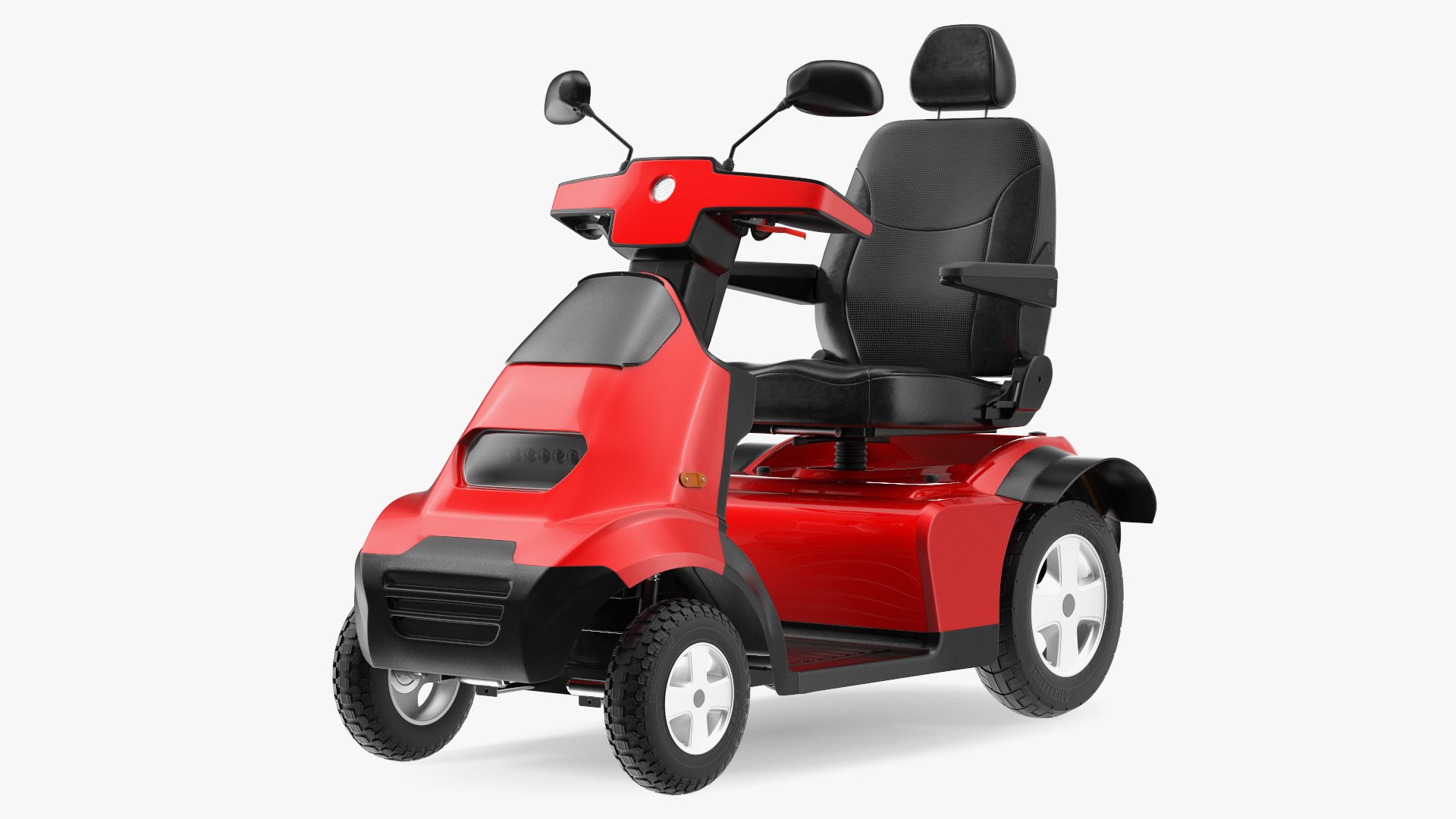 Red Electric Scooter S4 AFIKIM Rigged 3D - TurboSquid 1968486