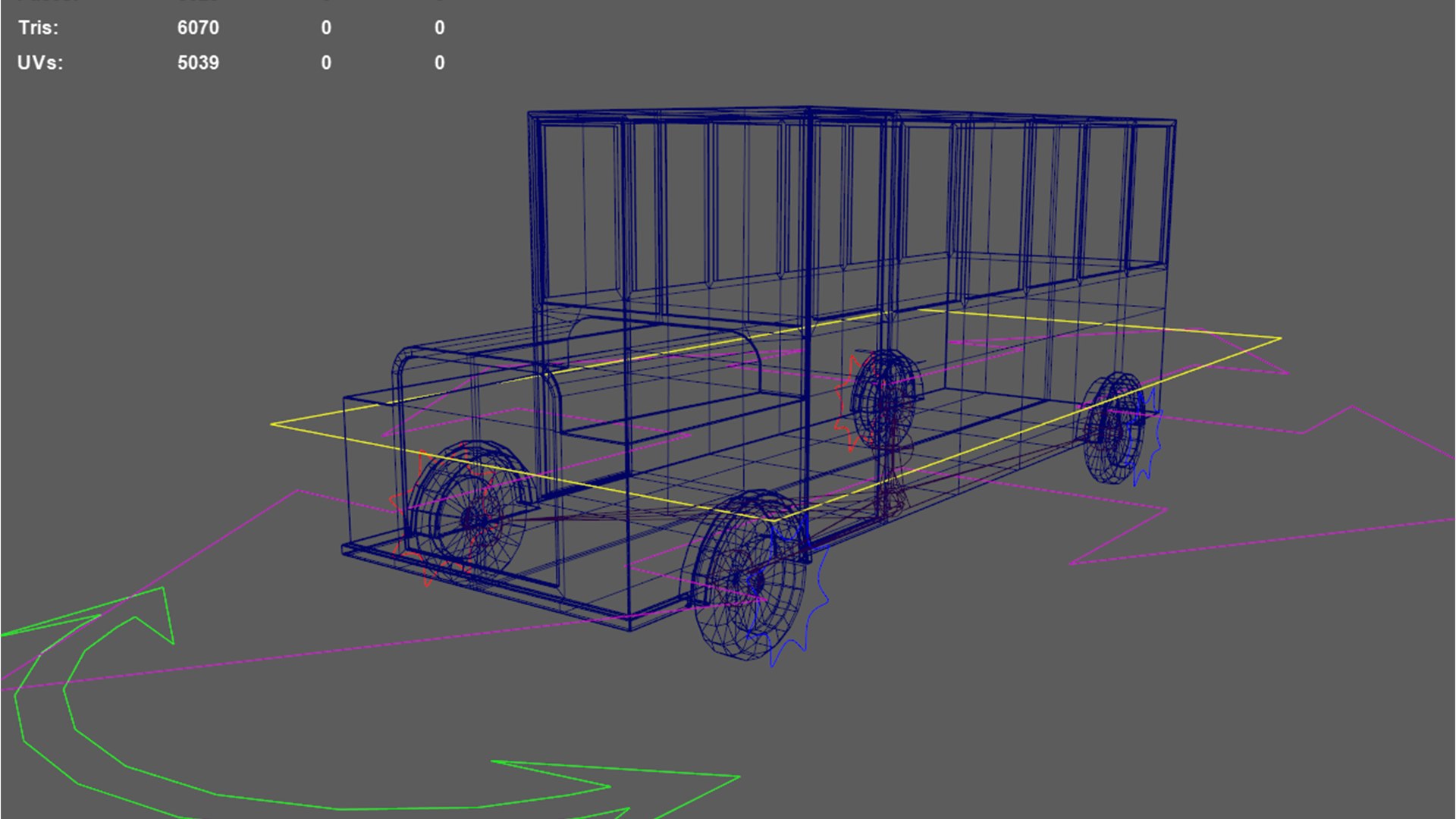 Low Poly Cartoon Vehicles Rigged Model - TurboSquid 1857993