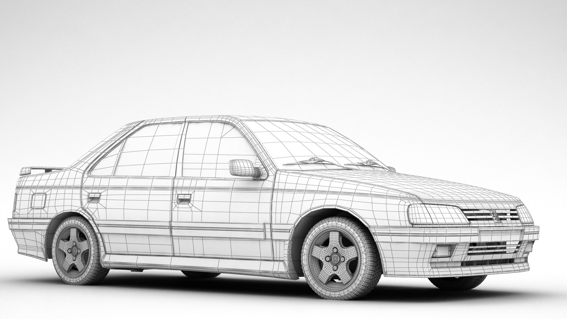 Peugeot 405 Mi16 3D model - TurboSquid 2092823