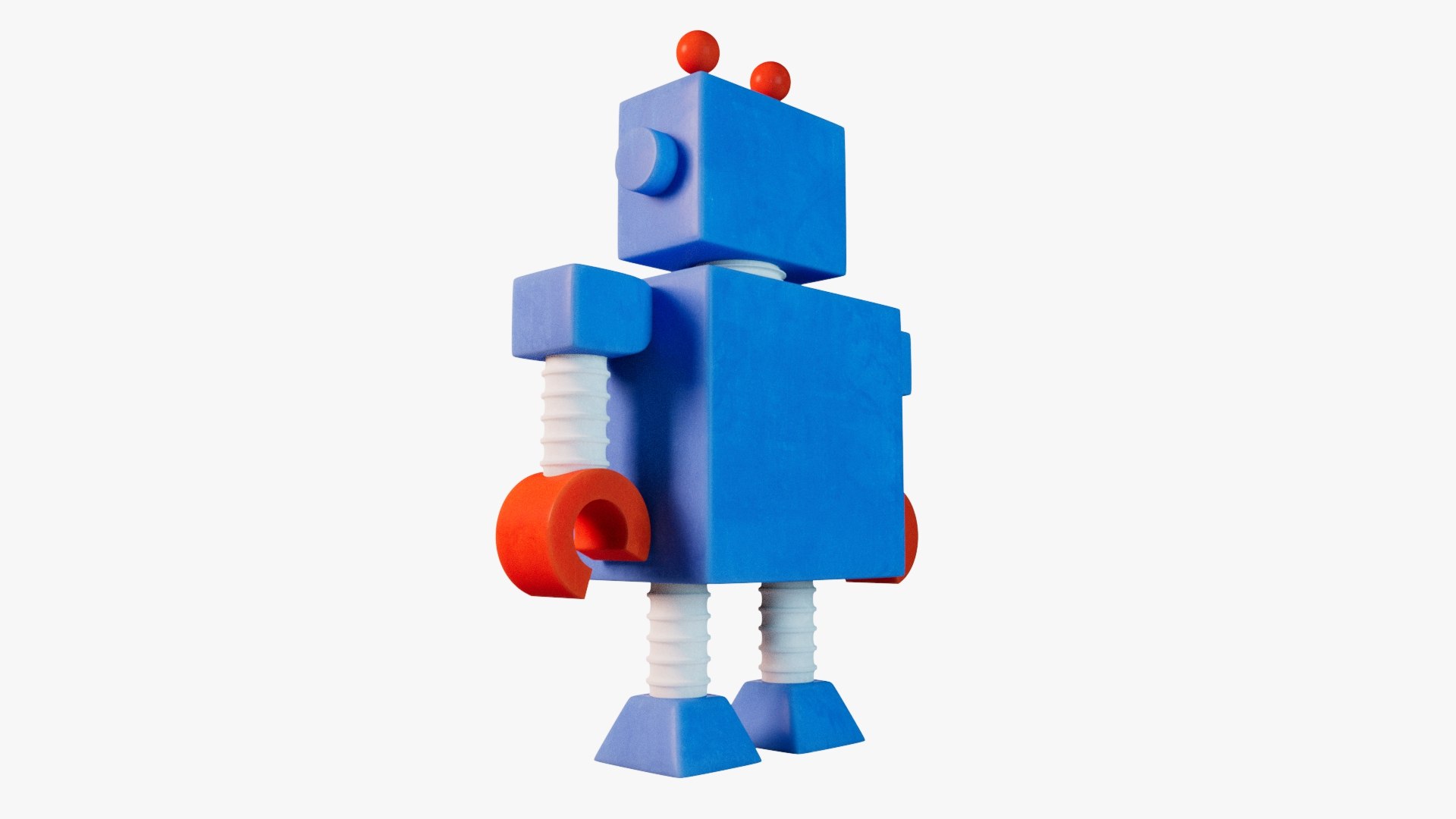 3d toy robot model