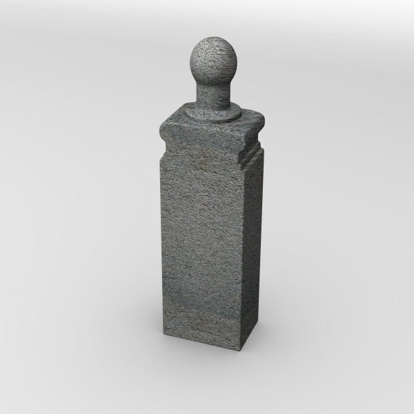 3d guard stone model