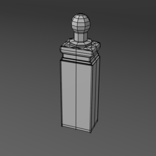 3d guard stone model