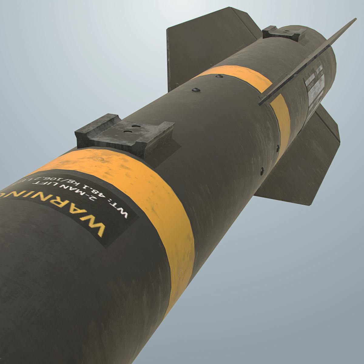 3D missile agm-114 hellfire | 1148741 | TurboSquid