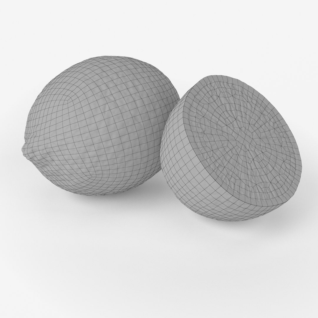 Realistic Lime Fruit Real 3d Model