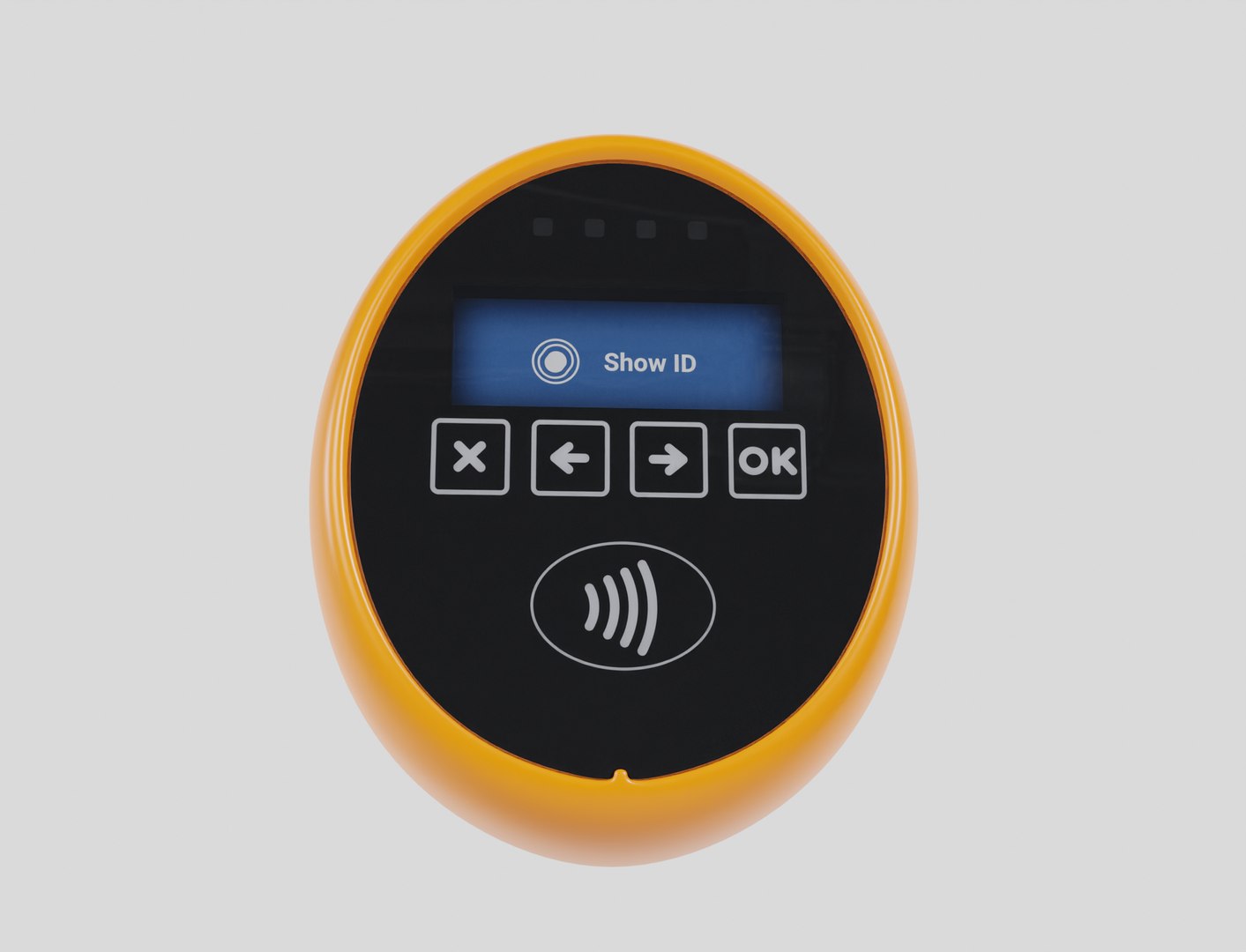 Wall Card ID Validator Reader 3D - TurboSquid 1815634