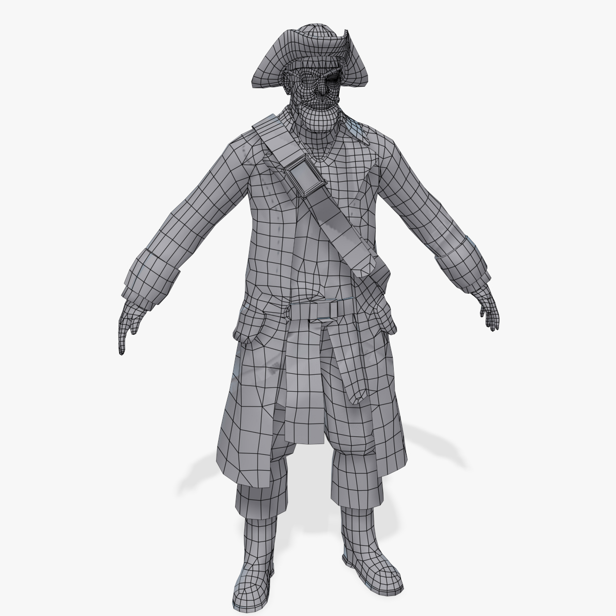 pirates lord real-time 3d model