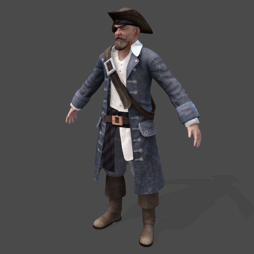 Pirates Lord Real-time 3d Model