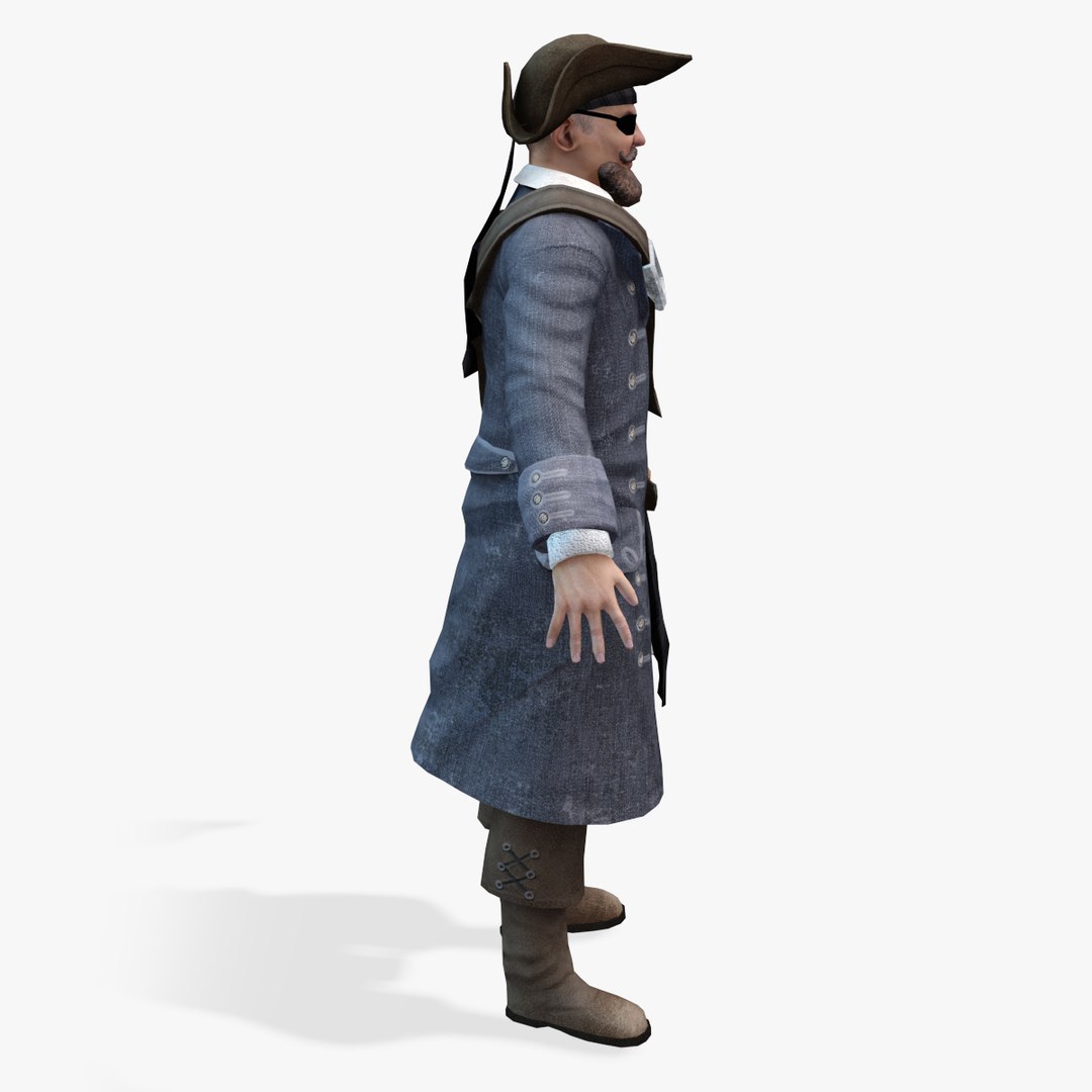 Pirates Lord Real-time 3d Model