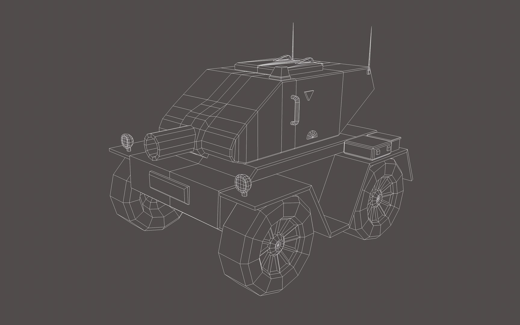 Funny cartoon tank model - TurboSquid 1330685