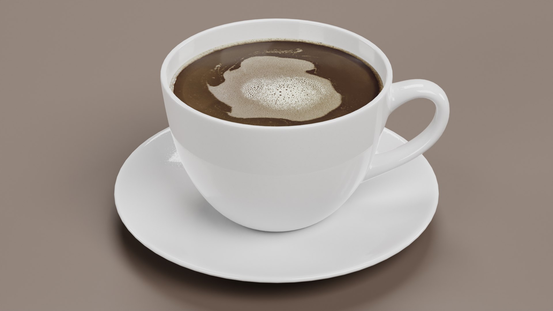 3D Cup Of Coffee Model - TurboSquid 1942218