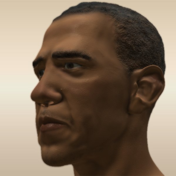Low Poly Barack Obama 3D Models for Download | TurboSquid