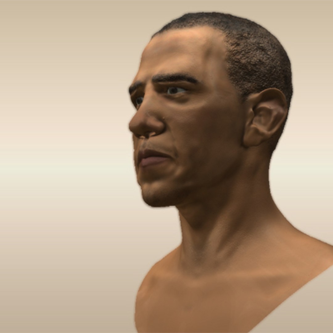 3d Head President Obama