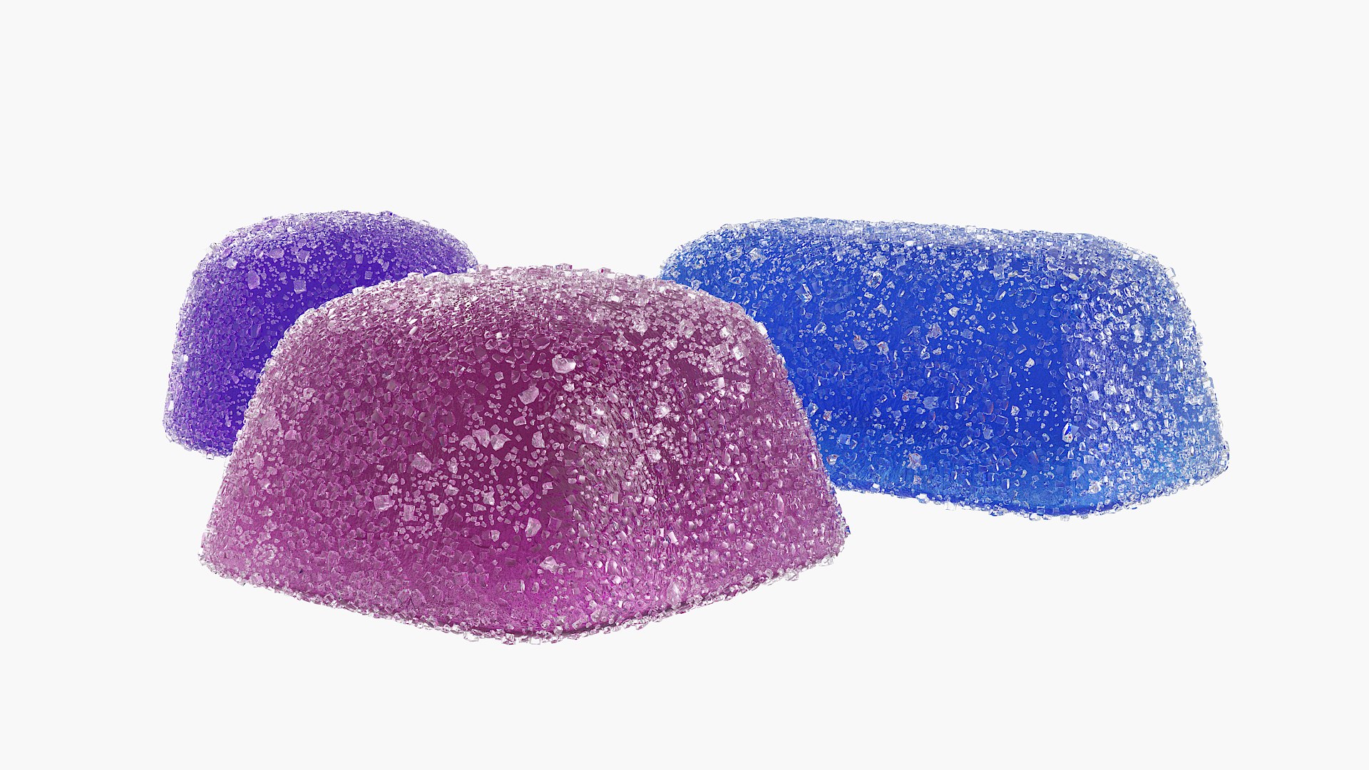 Assorted Sugar Gumdrops 2 3D Model - TurboSquid 1818164