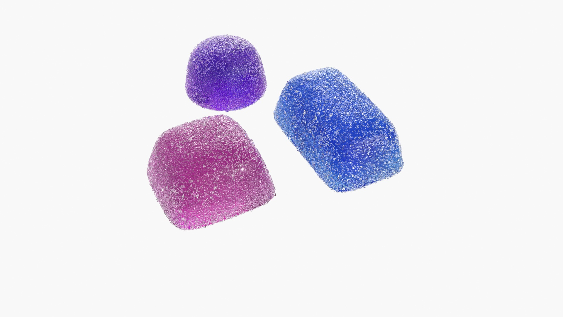 Assorted Sugar Gumdrops 2 3D Model - TurboSquid 1818164