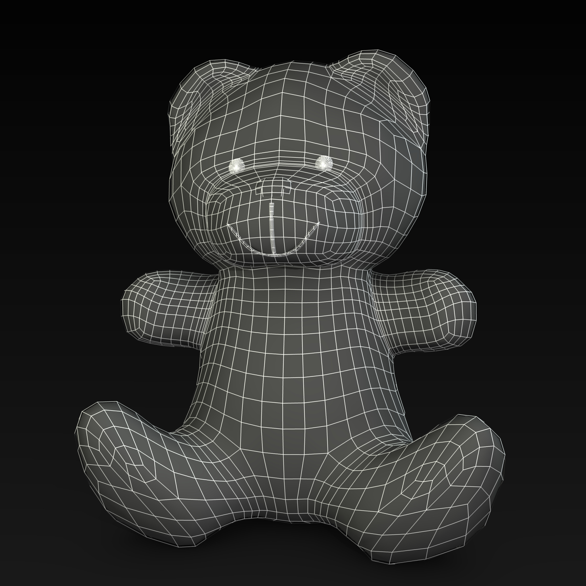 3d model cute teddy bear